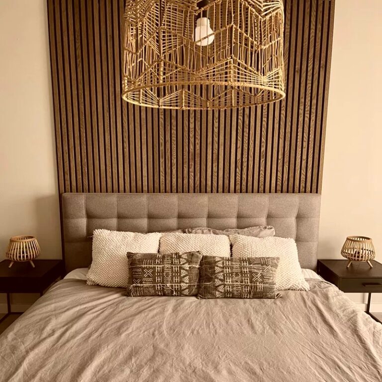 Panel Acústico Alistonado LamiWall Acuña Imperial Walnut M6293 ...